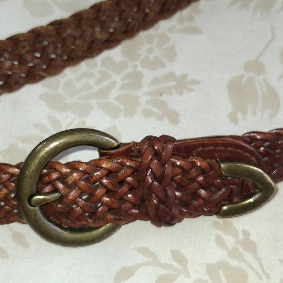 Talbots | Accessories | Talbots Genuine Leather Woven Belt | Poshmark